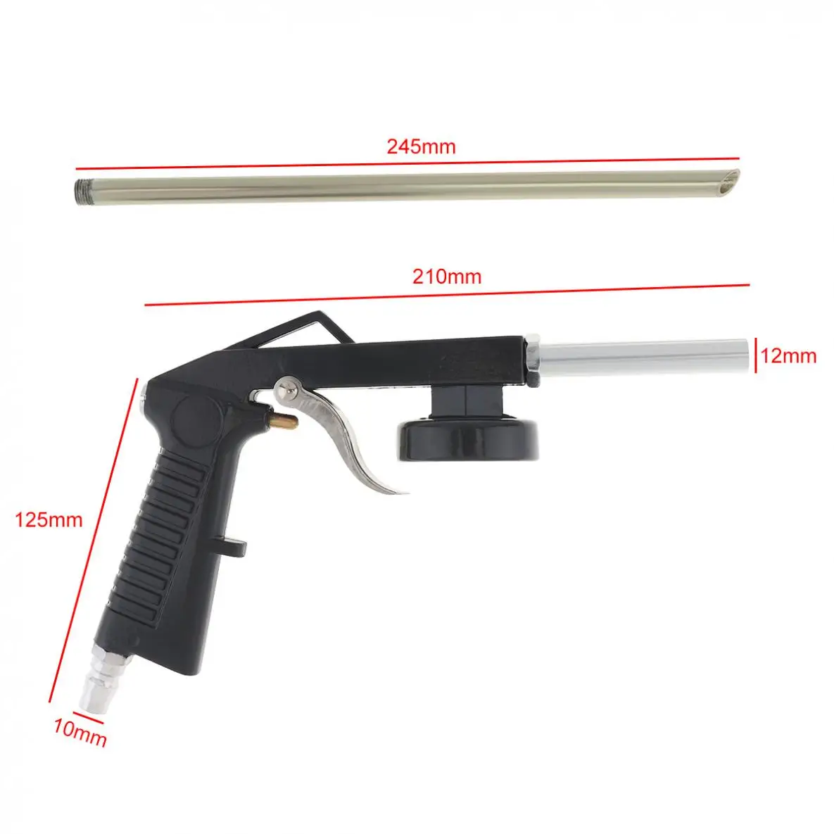 Universal Gray Car Chassis Armor Special Pneumatic Spray Gun Varnish ...