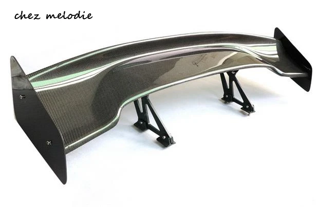 GT style high quality real carbon fiber 145cm length Universal spoiler ...
