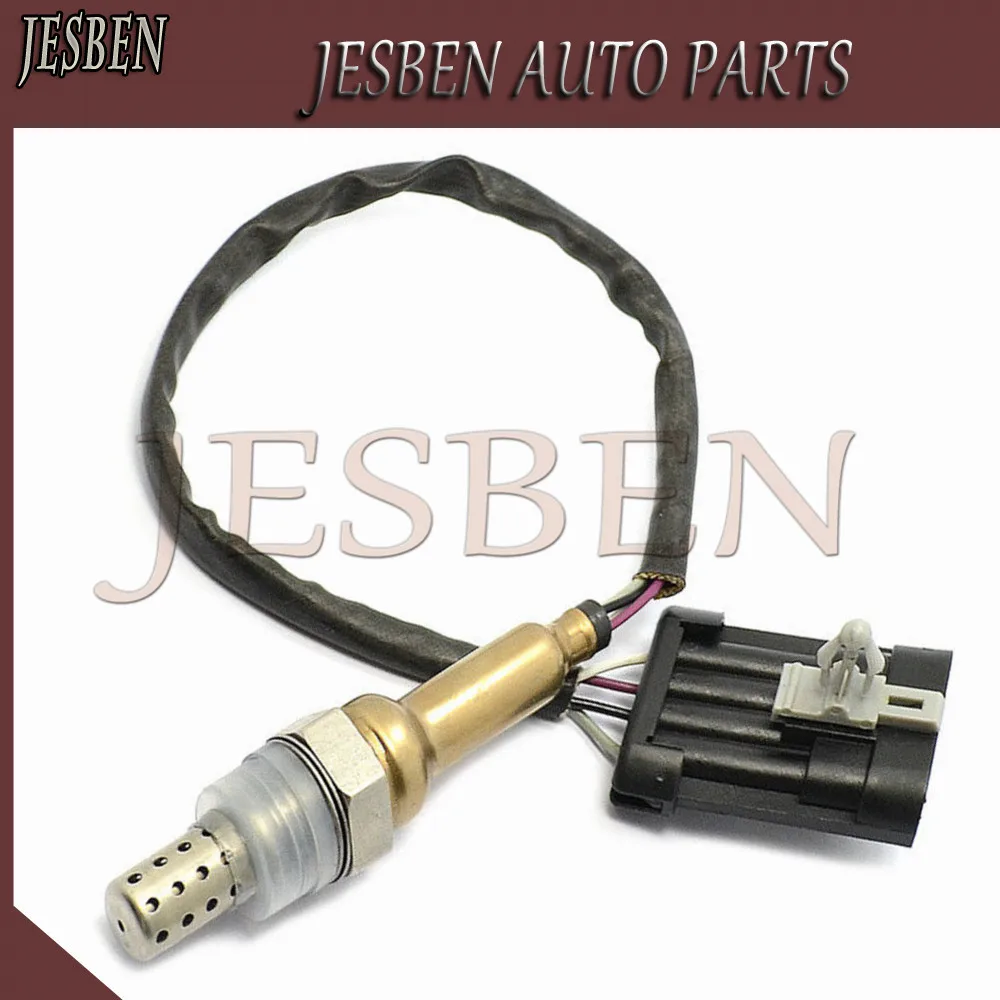 JESBEN Sensor de oxígeno con sonda Lambda, accesorio delantero y trasero compatible con DELPHI ...
