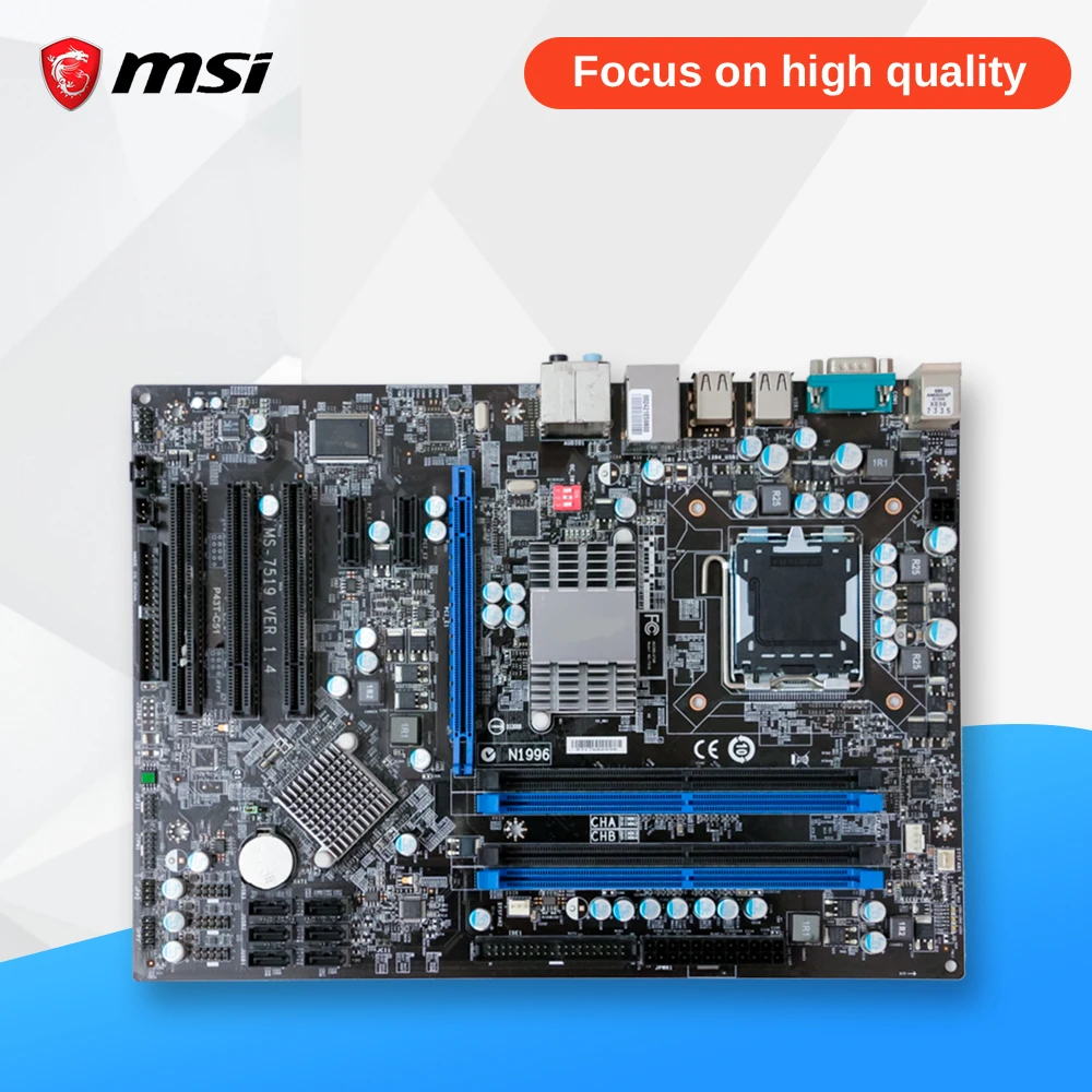 MSI P43T-C51 tarjeta madre original de escritorio P43 socket LGA 775 ...