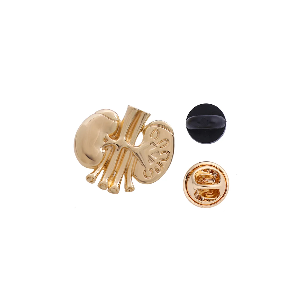 Kidney-Anatomy-Pin-Medical-Gift-Doctor-Vintage-Gold-Color-Pins-Metal ...
