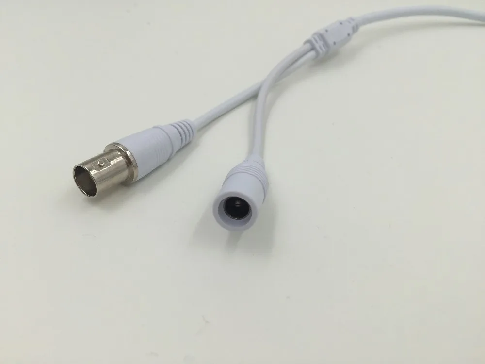 20pcs 5.5*2.1mm DC Power & BNC Female Jack Pigtail Camera Cable for ...