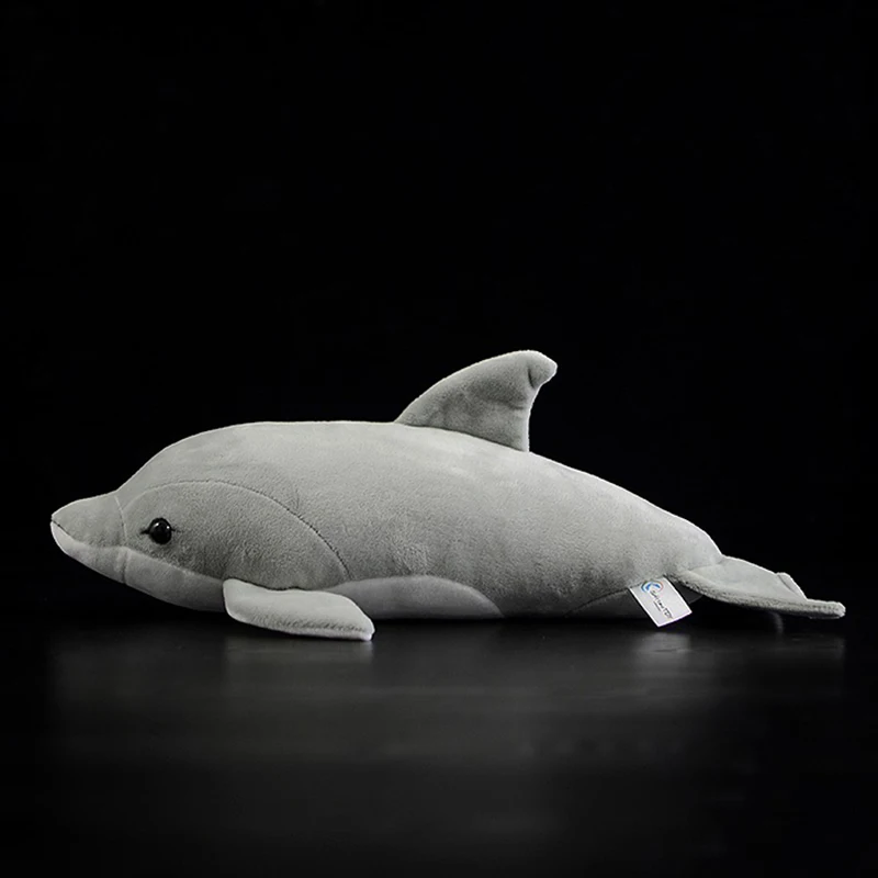 16"/40cm Long Real Life Soft Dolphin Plush Toys Realistic Oceanic ...