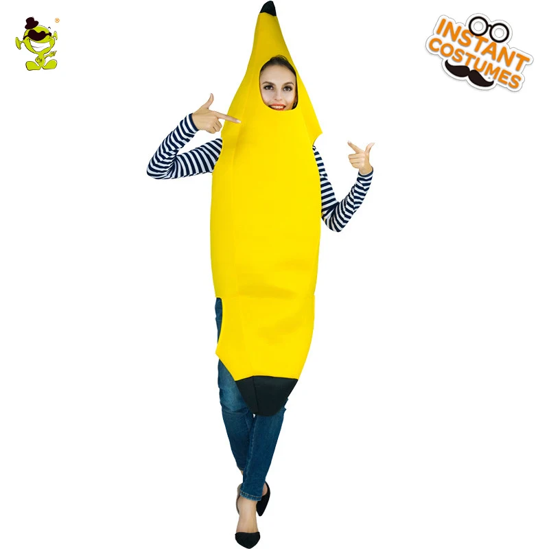 Womans Banana Jumpsuit Carnival Party Role Play Cartoon Outfits Women