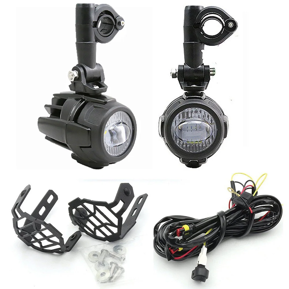 Led Auxiliary Lamp Motorcycle Fog Lights Driving Light