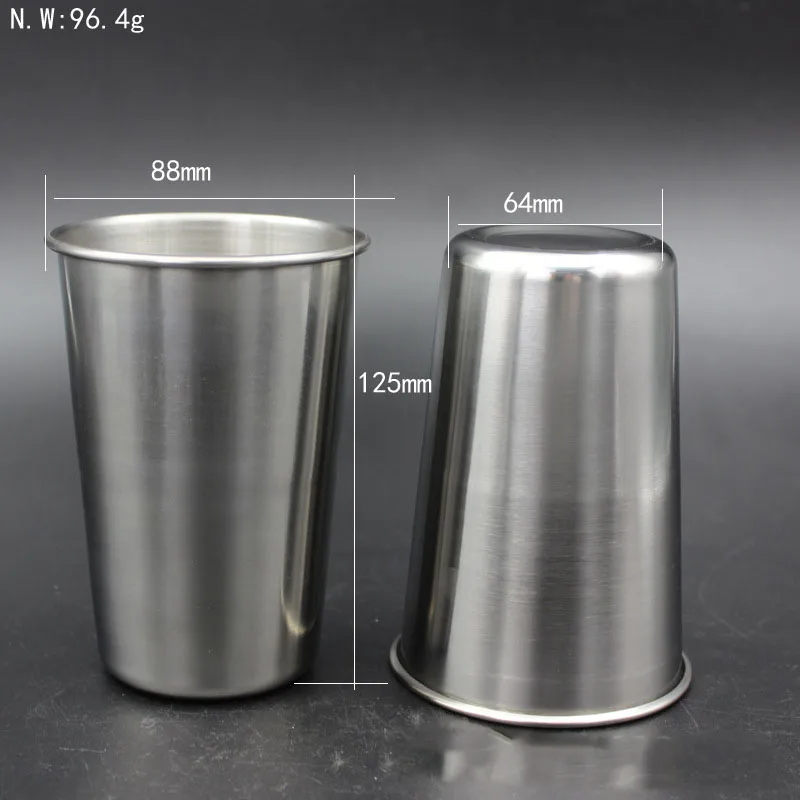 Beer-Glass-500ml-600ml-700ml-Metal-Stainless-Steel-Wine-Spirits-Cup ...