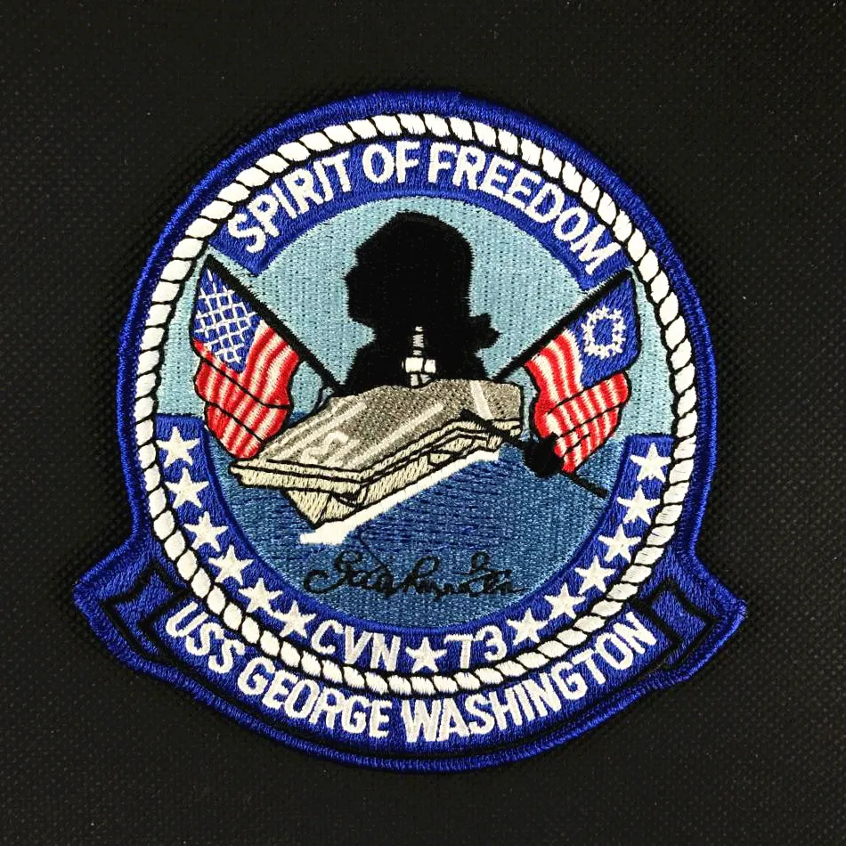 USS GEORGE WASHINGTON CVN 73 Patch Cloth Tactical Patch America Spirit ...