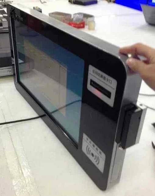Blood pressure meter ultrasonic PC signage human scale measuring height ...