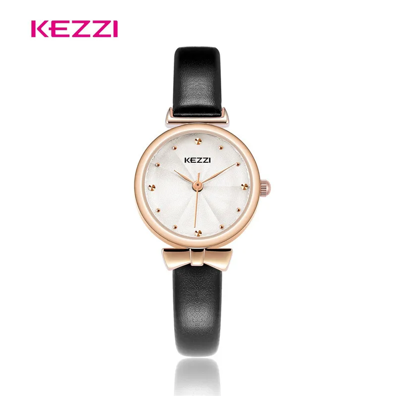 여성을위한 kezzi 손목 시계 2018 작은 다이얼 쿼츠 블랙 손목 시계 패션 캐주얼 방수 montre femme ...