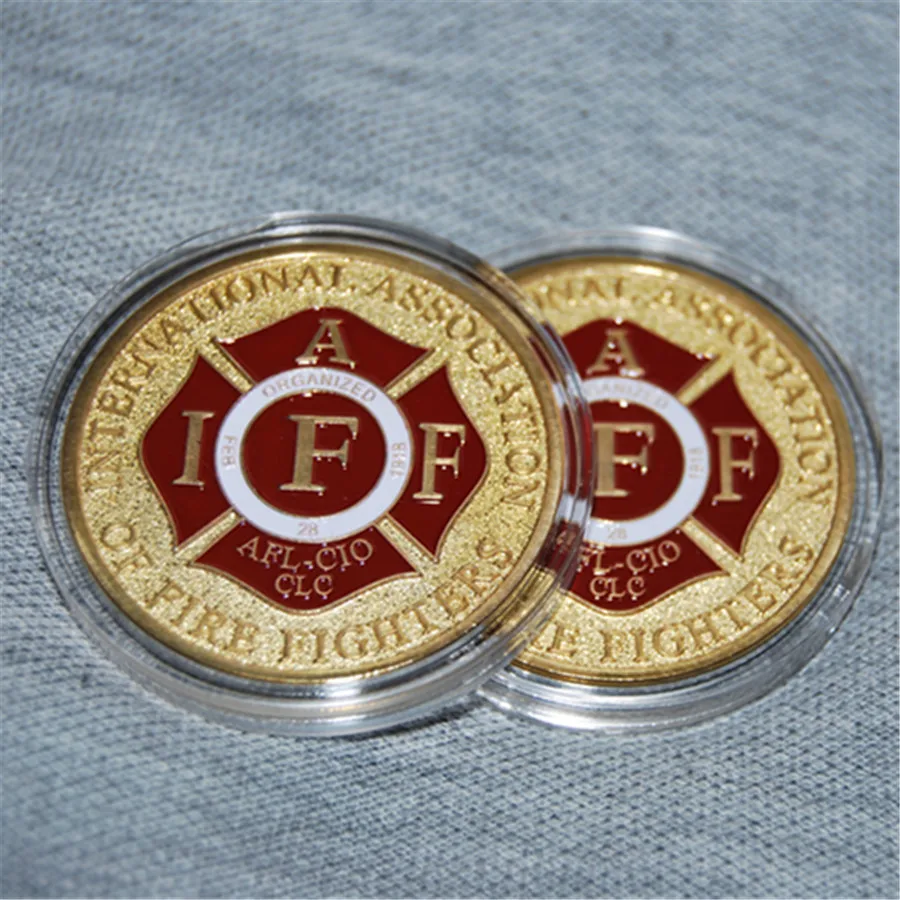 Emergency Medical Paramedic / IAFF - Fire Challenge Coin - Top Buy American