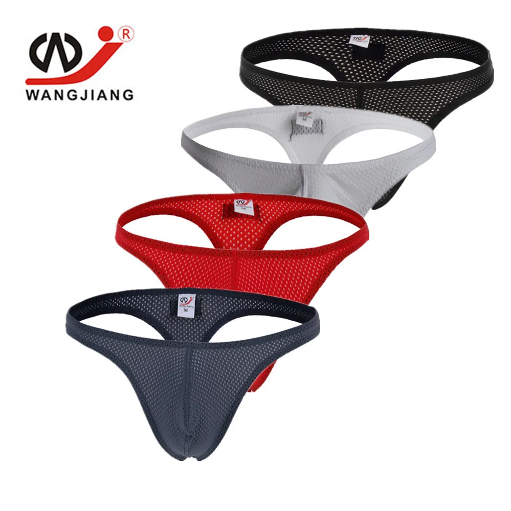 4 PACK Thong Man Jockstrap Men's String For Sexy Transparent Bikinis ...