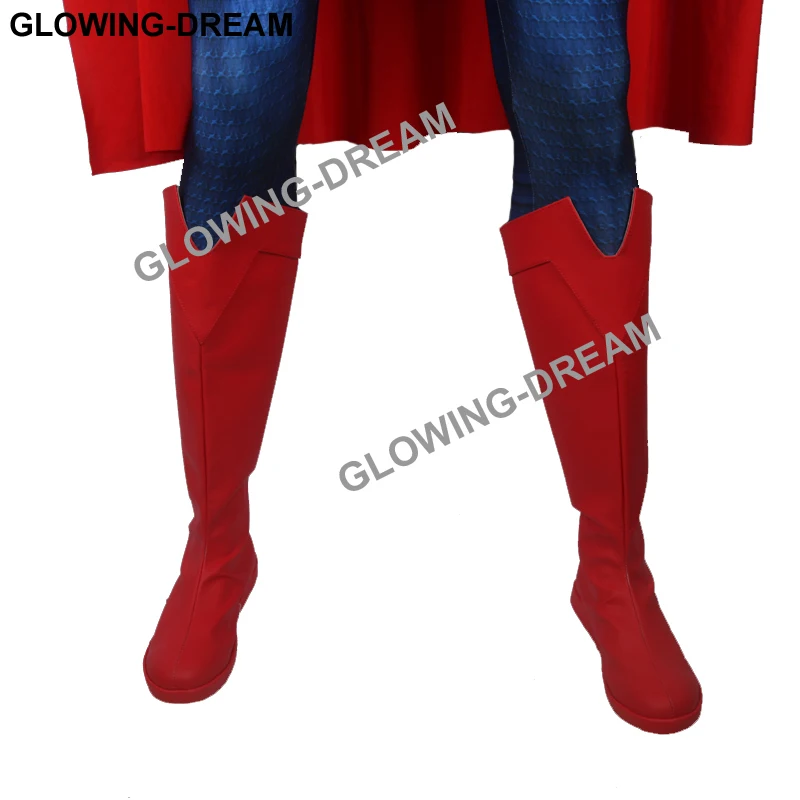 High Quality Muscle Shade Superman Cosplay Costume With Boots 3D ...