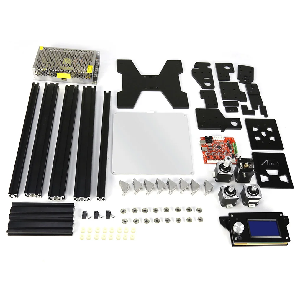 3D настольный принтер Anet A2 Plus Алюминиевый металлический 0,4 мм ...