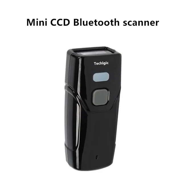 Wireless Bluetooth Barcode Scanner Mini Laser Portable Reader Red Light ...