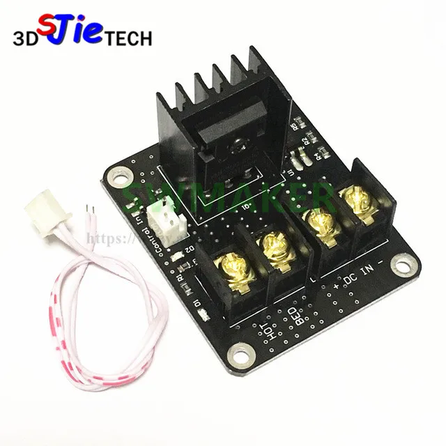 3D Printer hotbed MOSFET expansion module 2pin lead for Anet A8 A6 A2 ...