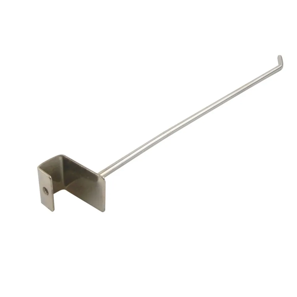 10pcs 250mm de comprimento ganchos de exibição de rack 4mm de diâmetro ...