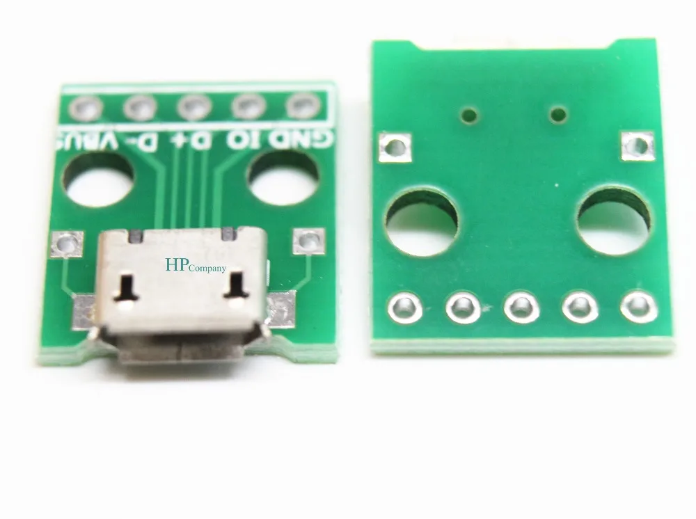 10PCS MICRO USB Turn Dip Female B Type MICRO 5p Sop Turn dip/patch ...