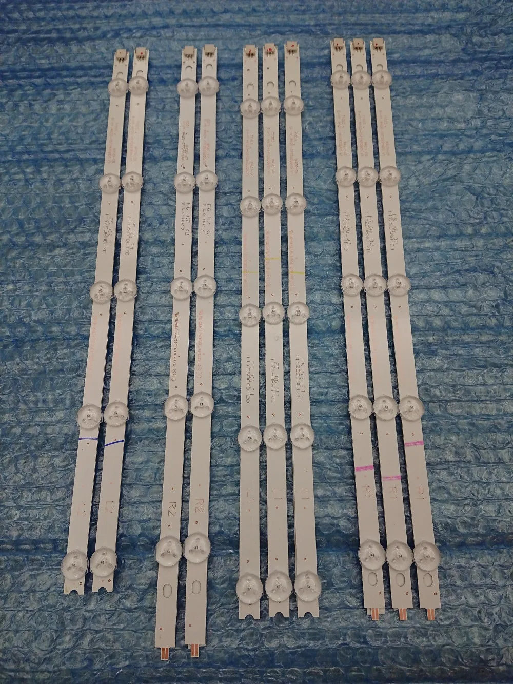 Набор 10 шт R1 L1 R2 L2 светодиодный Замена полоса для LG LC420DUE ...