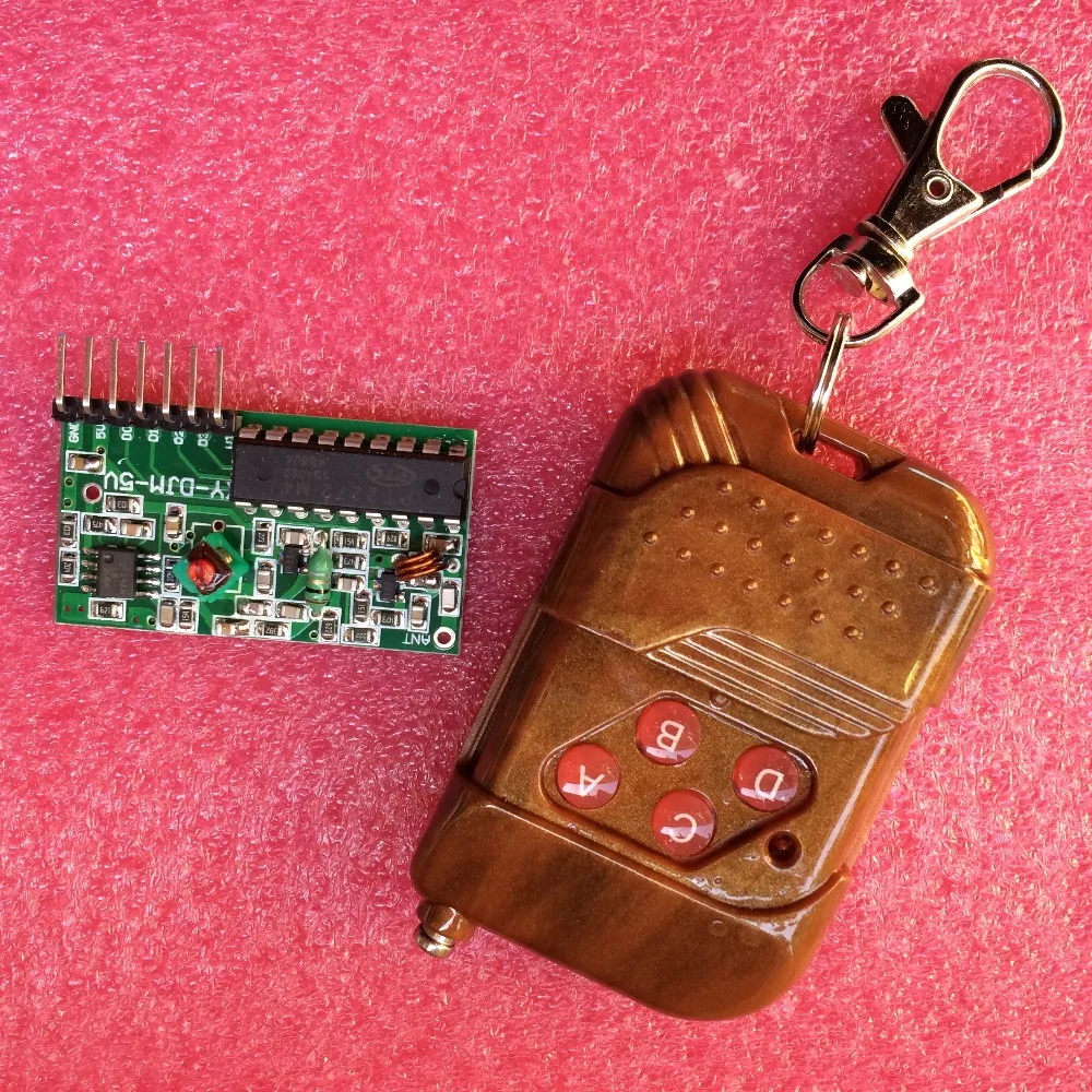 Aliexpress.com : Buy 1set IC 2262/2272 4 CH 315Mhz Key Wireless Remote ...