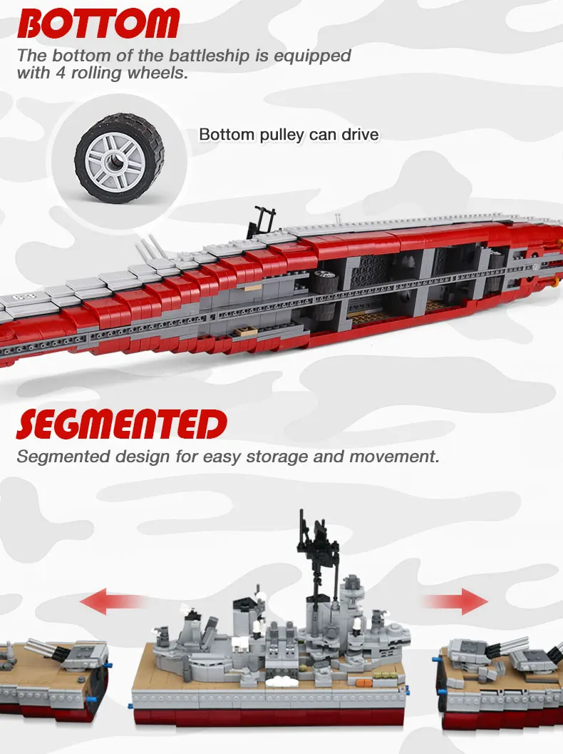 XINGBAO 06030 USS Missouri Building Blocks - Building Toys