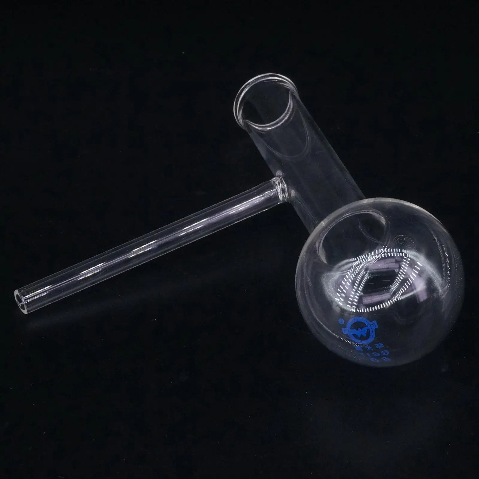 60ml Glass Distillation Flask Round Bottom with Side Arm Distilling Lab ...