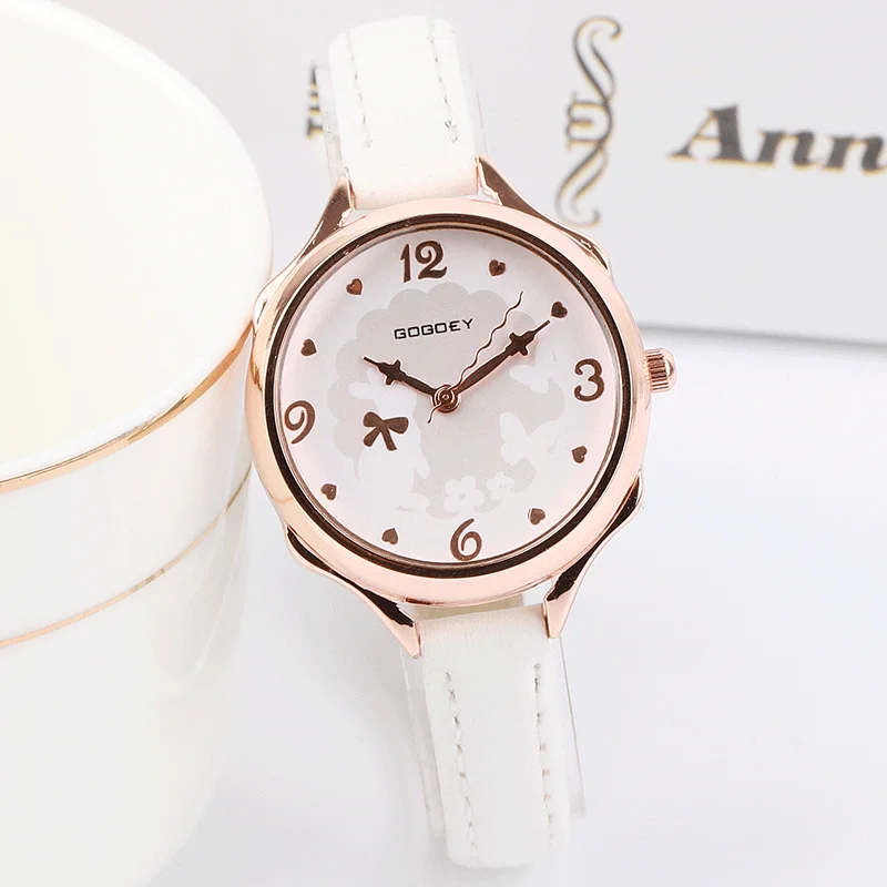 Top Brand Fashion Lovely Kids Watches Female Children Quartz Watches ...