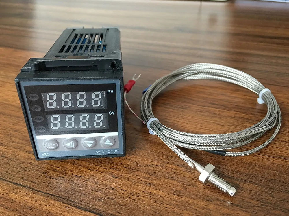 Digital Temperature Controller Rex-c100 Ssr Output With Range 0-400 ...