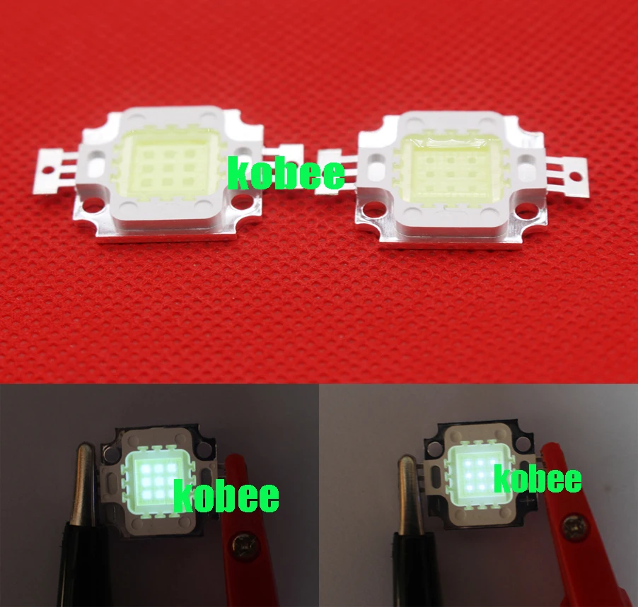 100pcs 10W Warm White 3000K Cold White 6000K 10000K 20000K 30000K 35mil ...