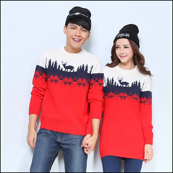 Matching Christmas Sweaters For Couples