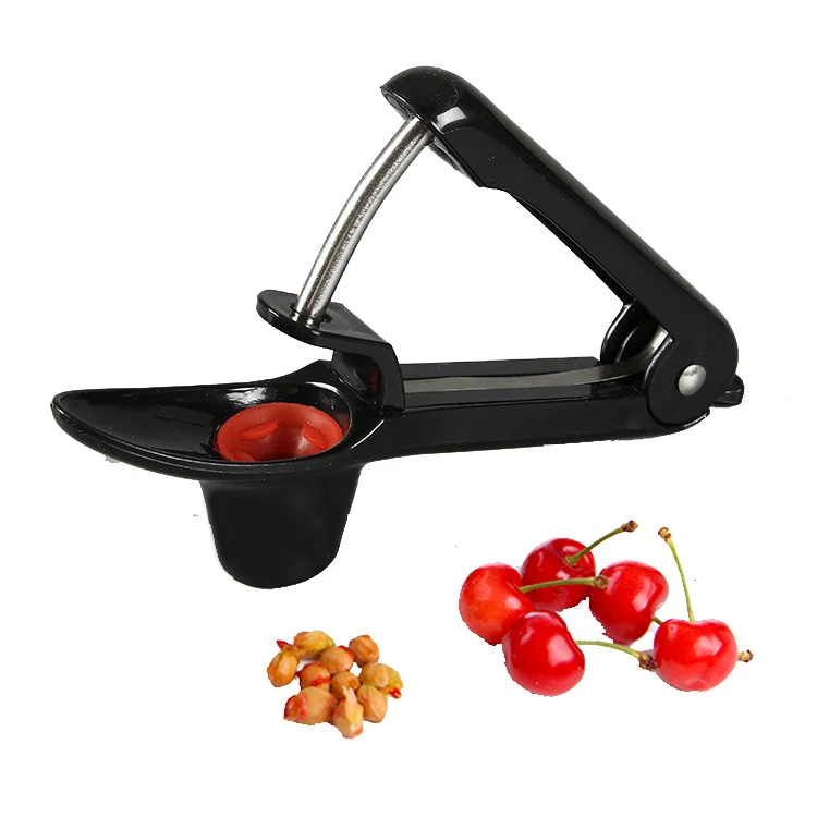 Handheld Cherry Olive Pitter Corer Stone Seed Removal Squeeze Grip Go ...