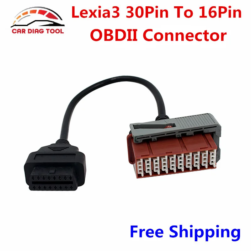 Best PSA 30pin OBD2 Cable For Citroen Old Cars Lexia 3 Lexia3 30pin To ...