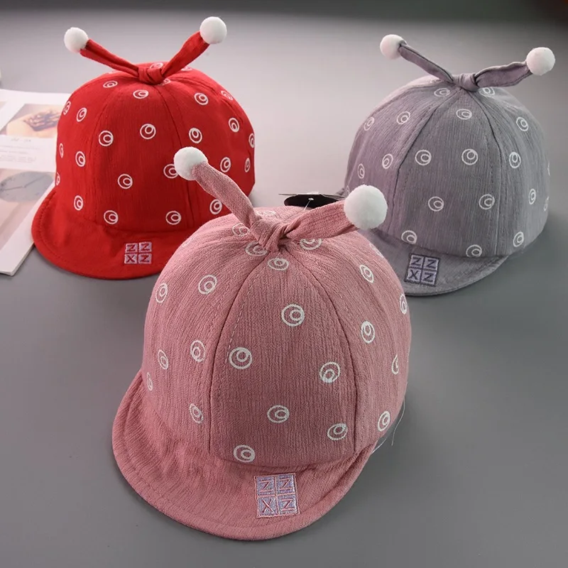 2018 new fashion Baby boy and girl circle hats caps Child summer shape ...