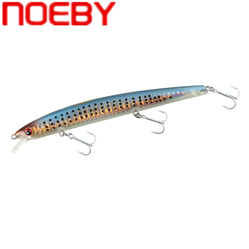 NOEBY Lure Minnow Bait 130mm 13.5g Floating 0.3 0.6m Fishing Lure VMC ...
