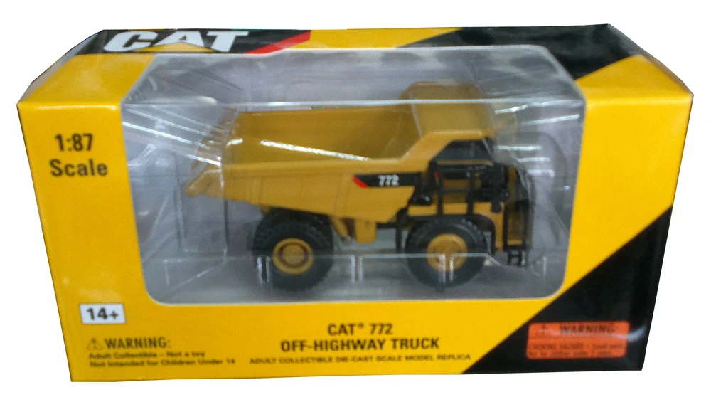 1:87 cat 772 off highway truck die cast scale model|scale model ...