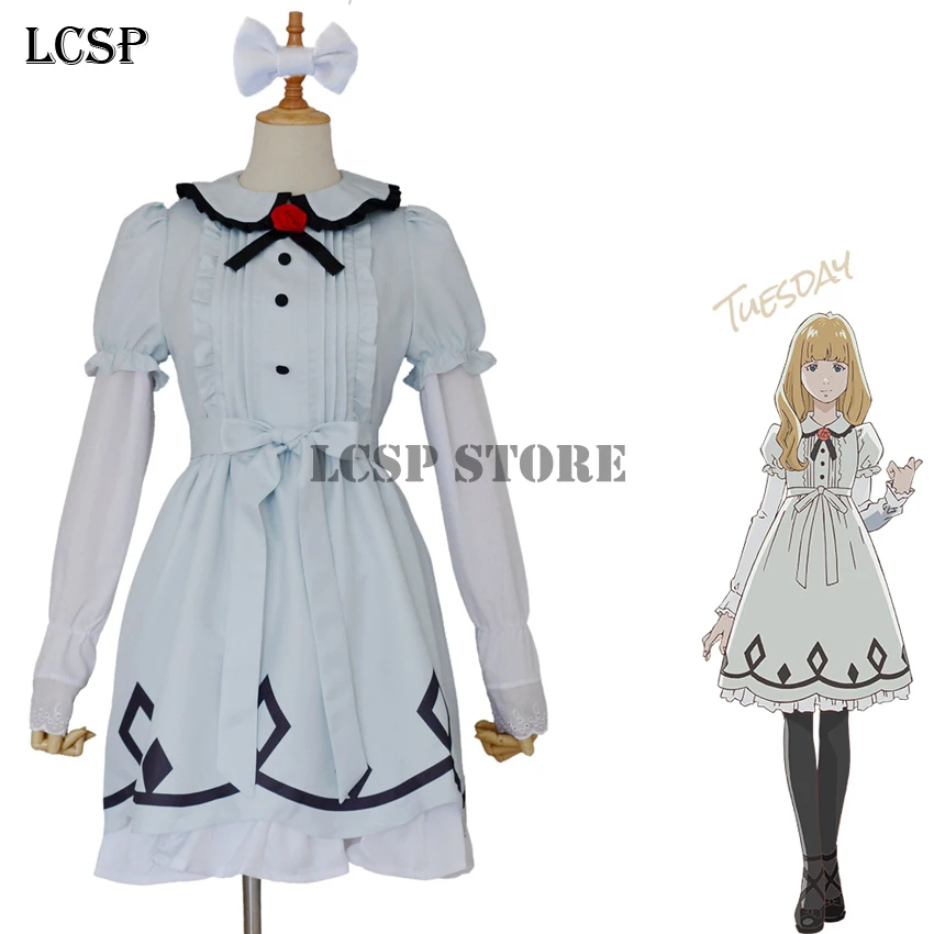 LCSP CAROLE & TUESDAY Tuesday Cosplay Costume Japanese Anime Uniform ...