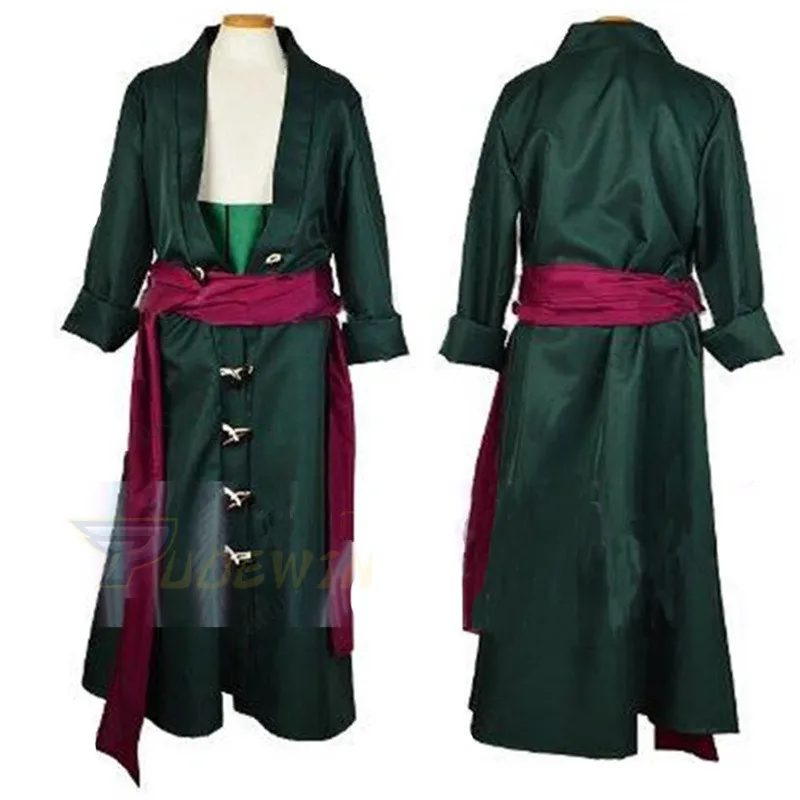 Anime Roronoa Zoro Cosplay Costume Clothes Full Set Custom Made|Anime ...
