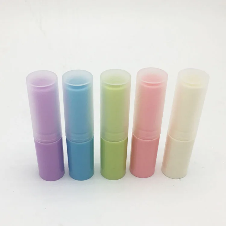 Free Shipping 100pcs/lot 5g Candy Color Empty Lip Balm Tubes With ...