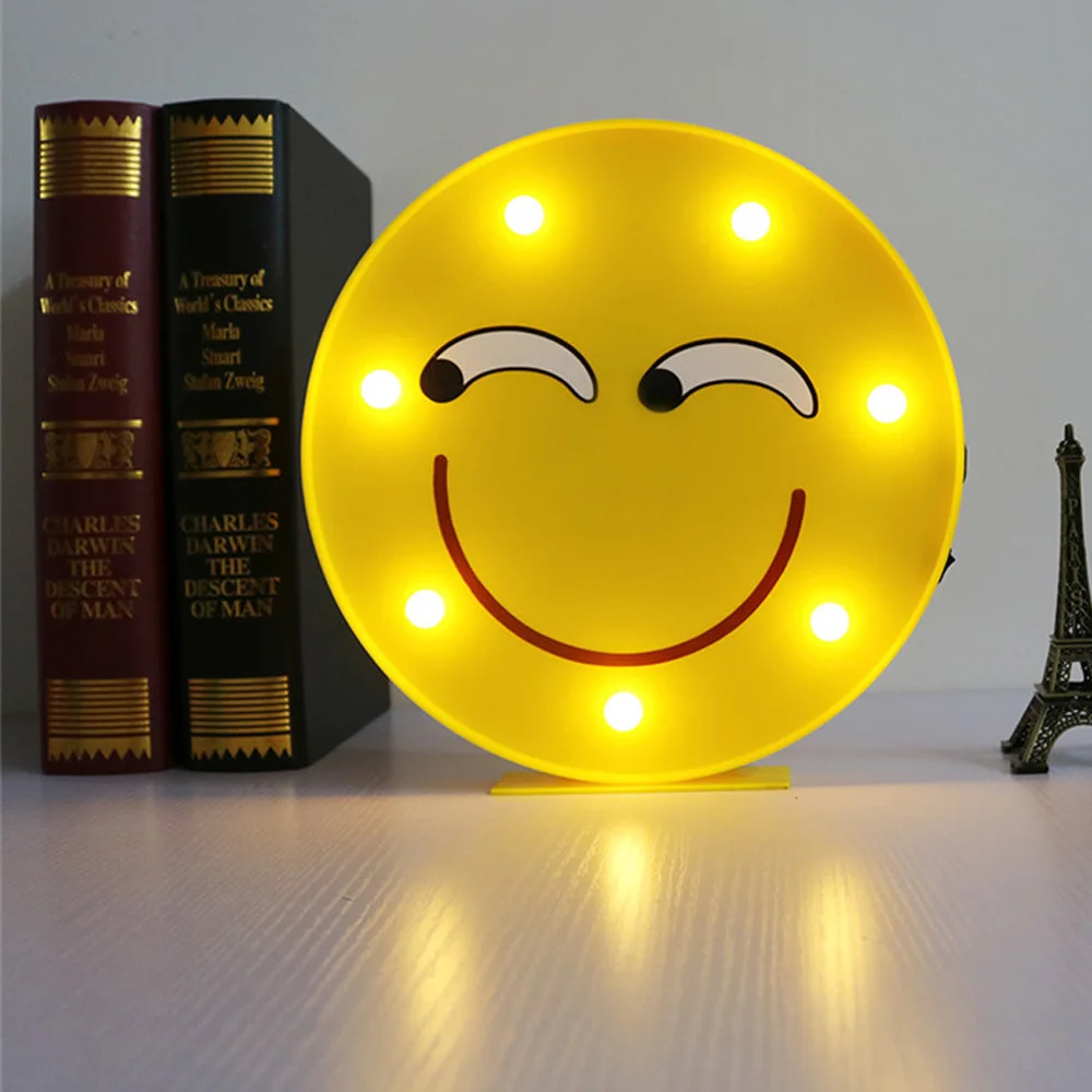 Aliexpress.com : Buy 3D LED Night Light Illuminate Smile Face ...