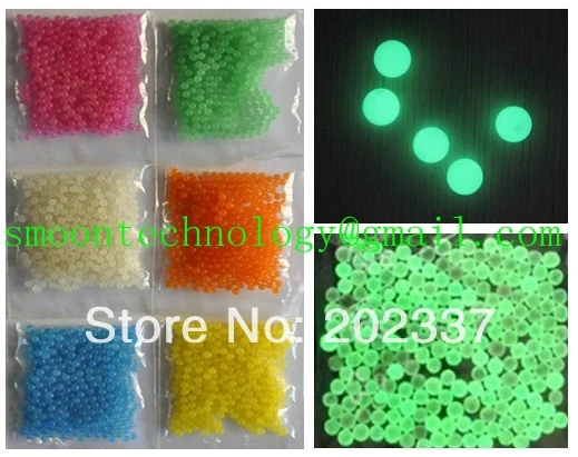Free-Shipping-Shiny-beads-fluorescent-Soil-Glow-in-the-dark-beads-GID ...