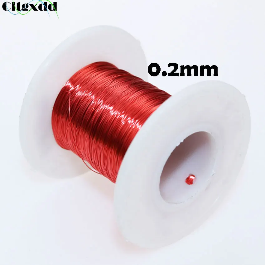 cltgxdd 0.2mm new polyurethane enameled wire QA 1 155 100m Red Magnet ...