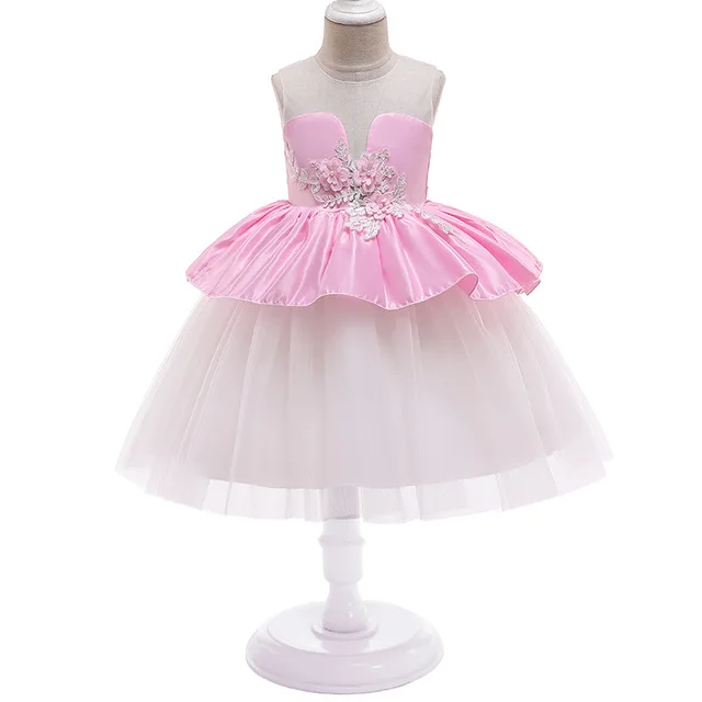 Свадебная одежда со шлейфом и цветами; платье для девочек; платья для ...