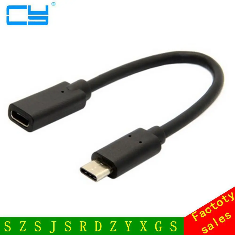 USB-Type-C-Devices-Pass-Video-Male-to-Female-USB-C-Connector-Extender ...