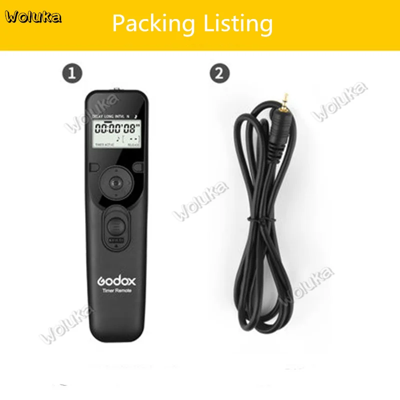 Godox Temporizador Digital UTR C1/C3/N1/N3, Control remoto de obturador, Cable reemplazable ...
