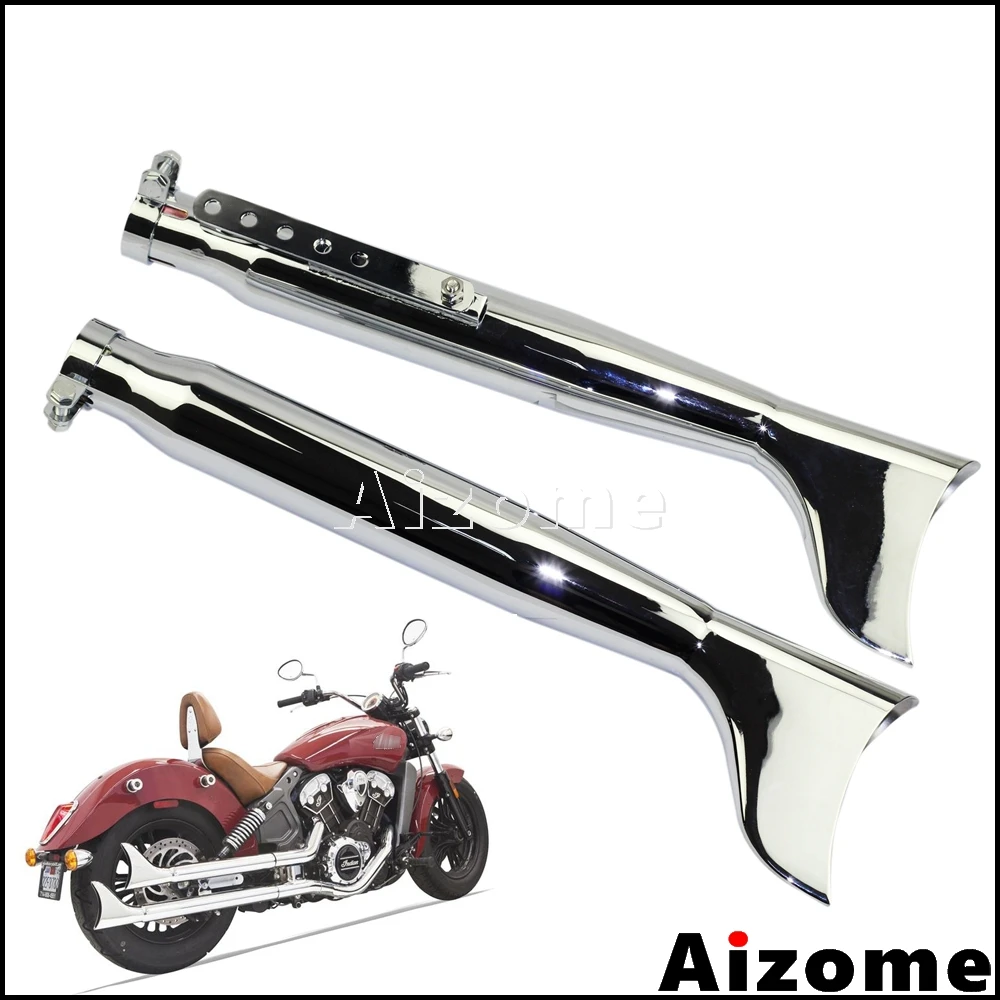Aliexpress.com : Buy 1 Pair Fishtail Motorcycle Exhaust Mufflers Slip ...