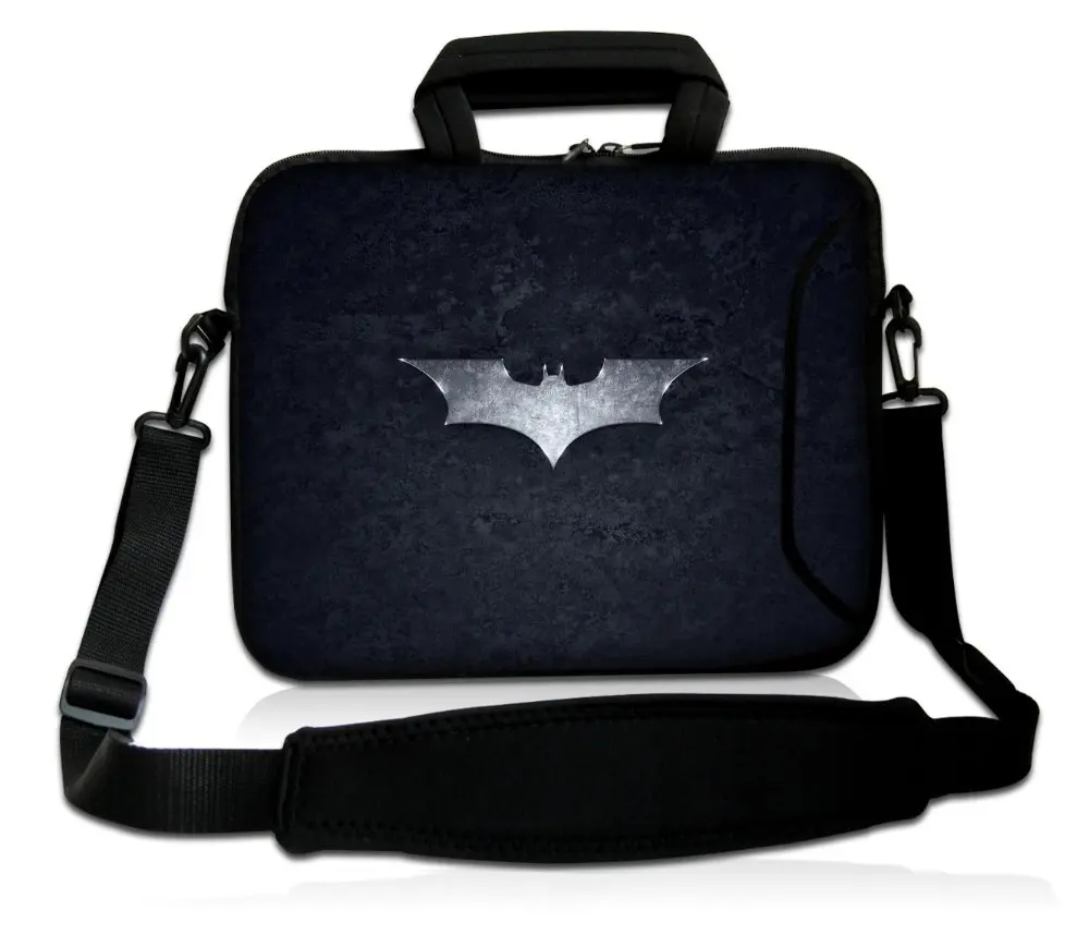 10" Batman Laptop Carrying Sleeve Case Bag+Shoulder Strap For 9.7" 10.2 ...