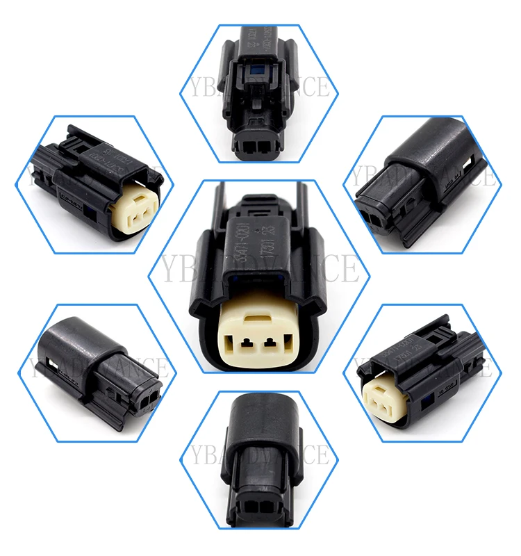 Molex Mx150 Series 2 Pin Feamel Black Connector 33471-0201 - Cables ...