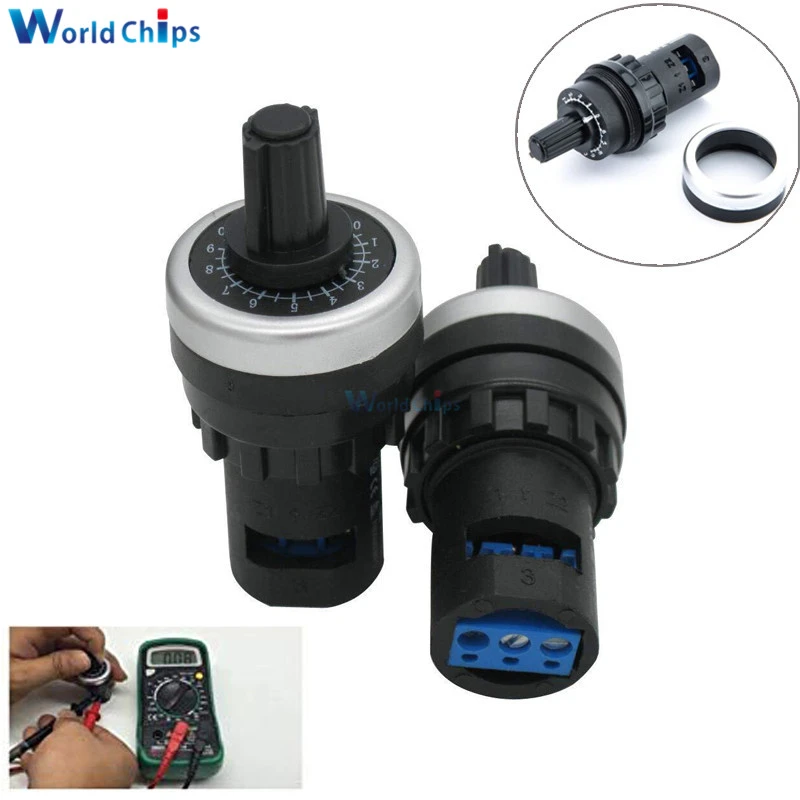 La42dwq-22 1k 2k 5k 10k 20k 50k Ohm 22mm Diameter Pots Rotary ...