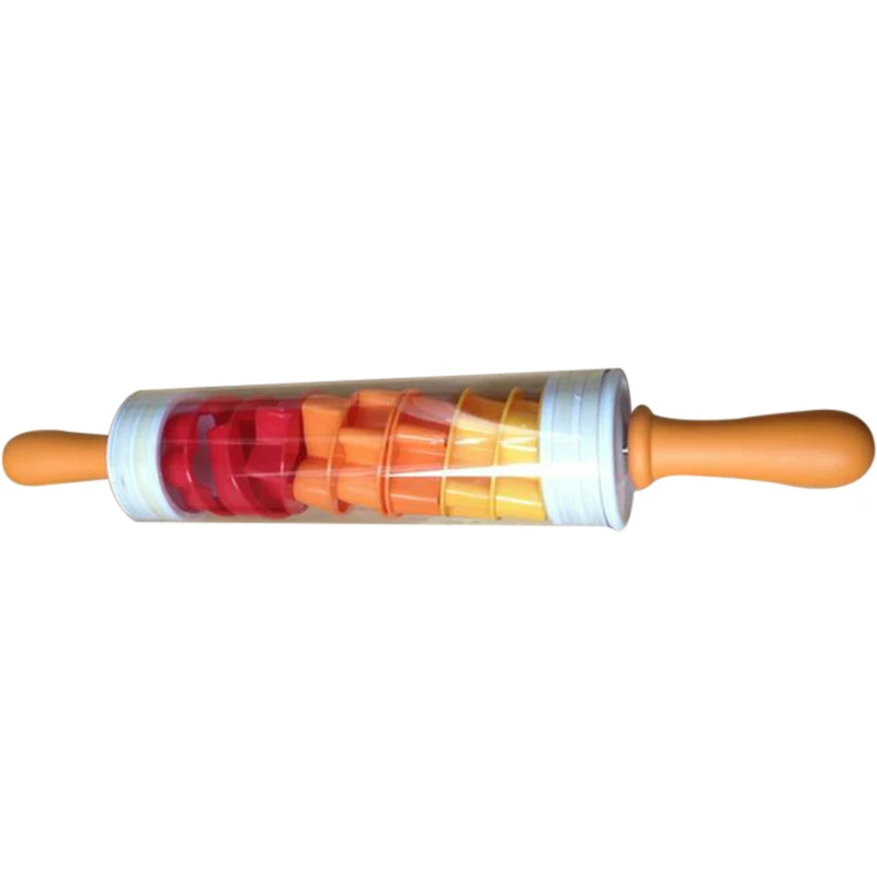 Cookie Cutter Fondant Rolling Pin Roller T Cookie Biscuit Baking Mold T Decorating Fondant