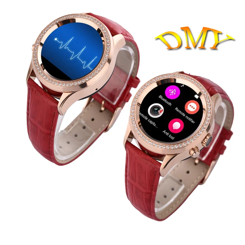 2016 New Waterproof Bluetooth Women Diamond Smart Watch NO.1 D2 for ...