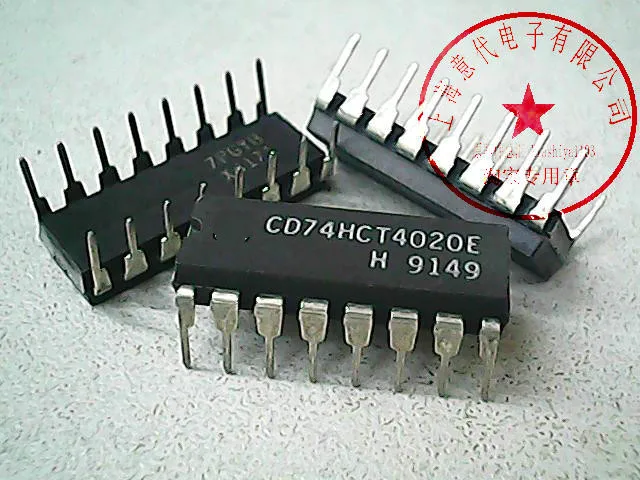 10Pcs CD74HCT4020E 74HCT4020 DIP16 Original In Stock High Speed CMOS ...